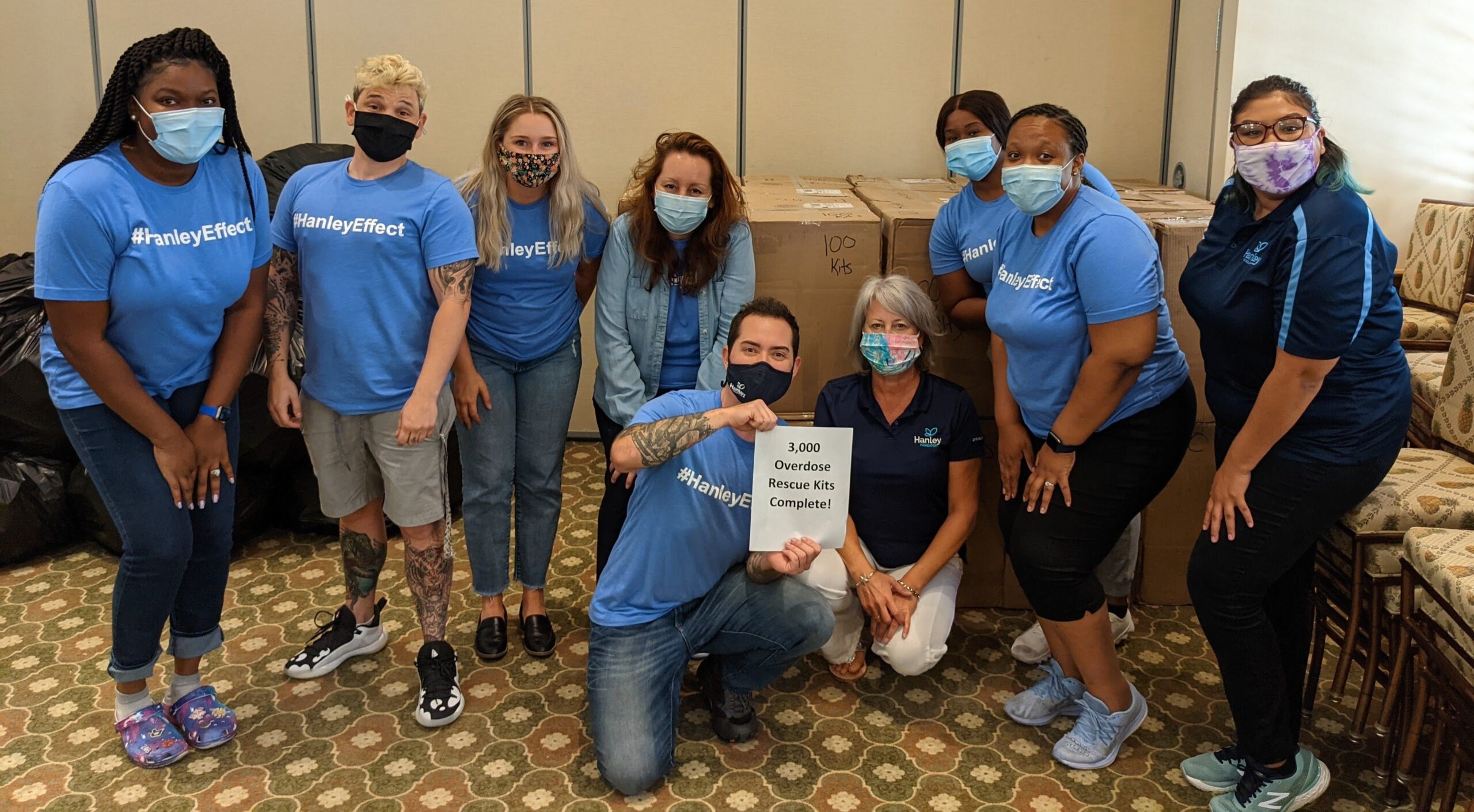 HANLEY FOUNDATION ASSEMBLES 3,000 OVERDOSE RESCUE KITS TO HELP ...