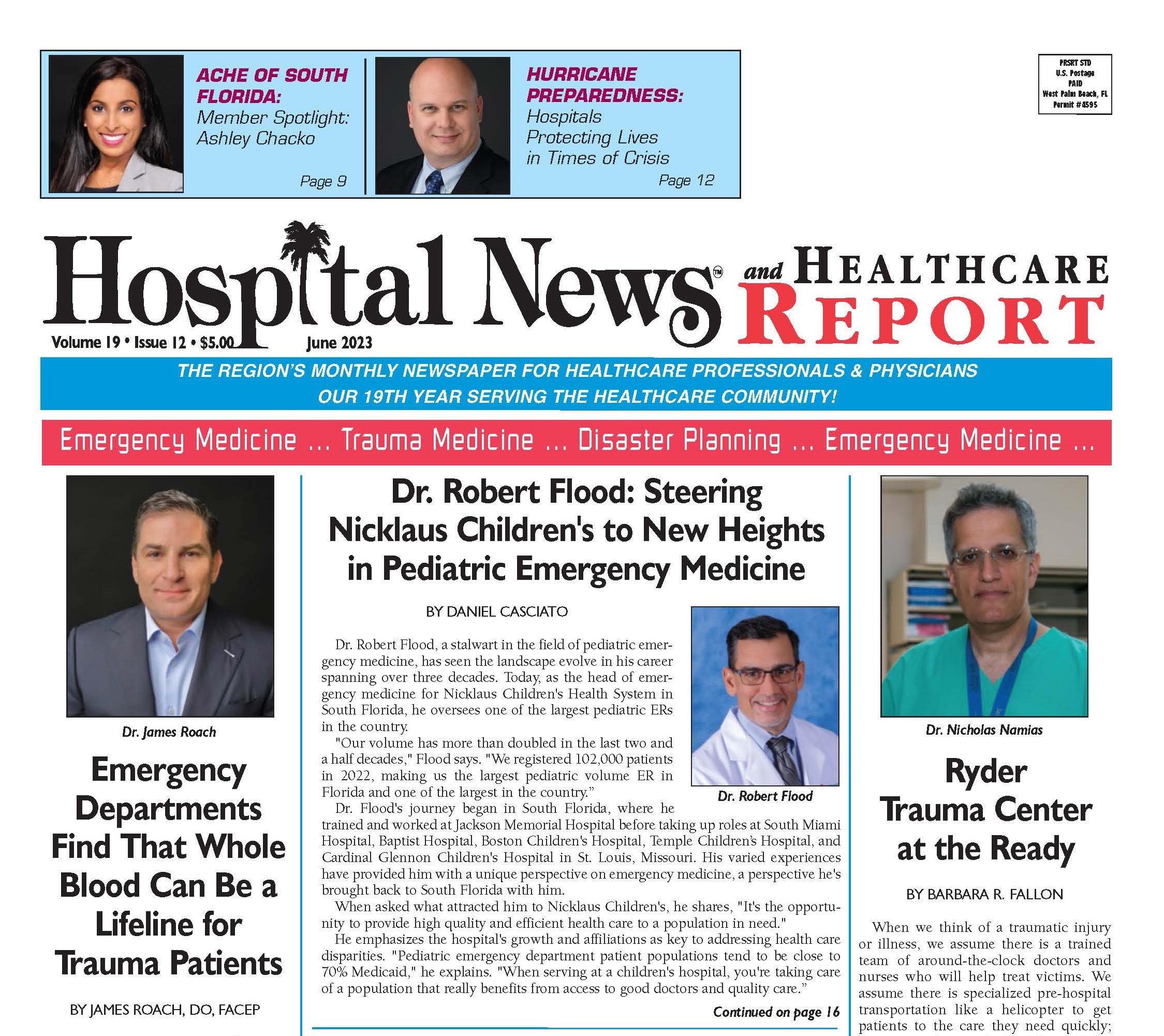 CURRENT ISSUE - Florida Hospital News and Healthcare Report
