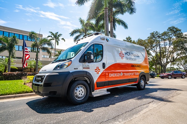HCA Florida Lawnwood Hospital Unveils Patient Transport Vehicles to ...