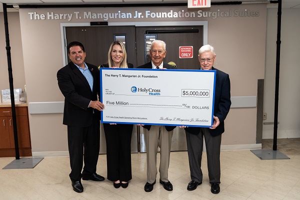 Holy Cross Health Dedicates and Unveils The Harry T. Mangurian Jr ...