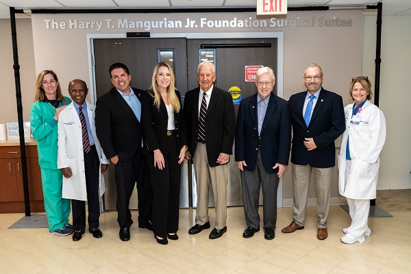 Holy Cross Health Dedicates and Unveils The Harry T. Mangurian Jr ...