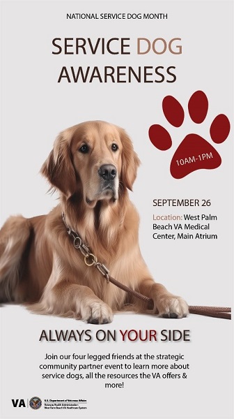 West Palm Beach VA hosts Service Dog Community Awareness Event ...
