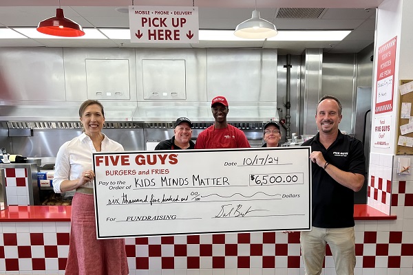 Five Guys in Southwest Florida raises $6,500 for Kids’ Minds Matter ...