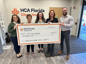 HCA Florida Citrus Hospital donates to Citrus County Blessings ...