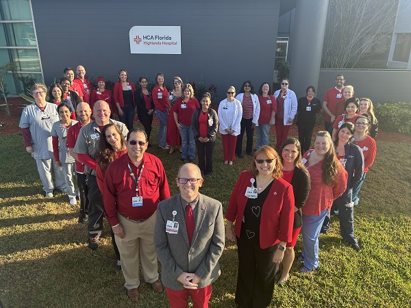 HCA FLORIDA HIGHLANDS HOSPITAL JOINS NATIONAL WEAR RED DAY TO RAISE ...