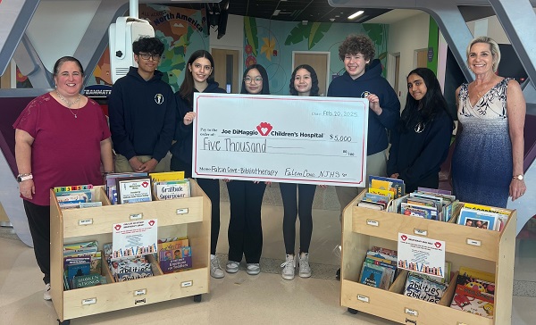 DONATION BY FALCON COVE MIDDLE SCHOOL STUDENTS TO AID PATIENTS AT JOE ...