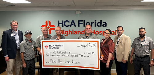 HCA Florida Highlands Hospital's Plant Operations Team Raises Nearly ...