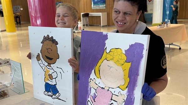 Peanuts Worldwide and The Foundation for Hospital Art Brought Snoopy ...