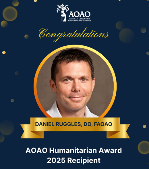 Dr. Daniel Ruggles, Nicklaus Children’s Orthopedic Surgeon, Receives ...